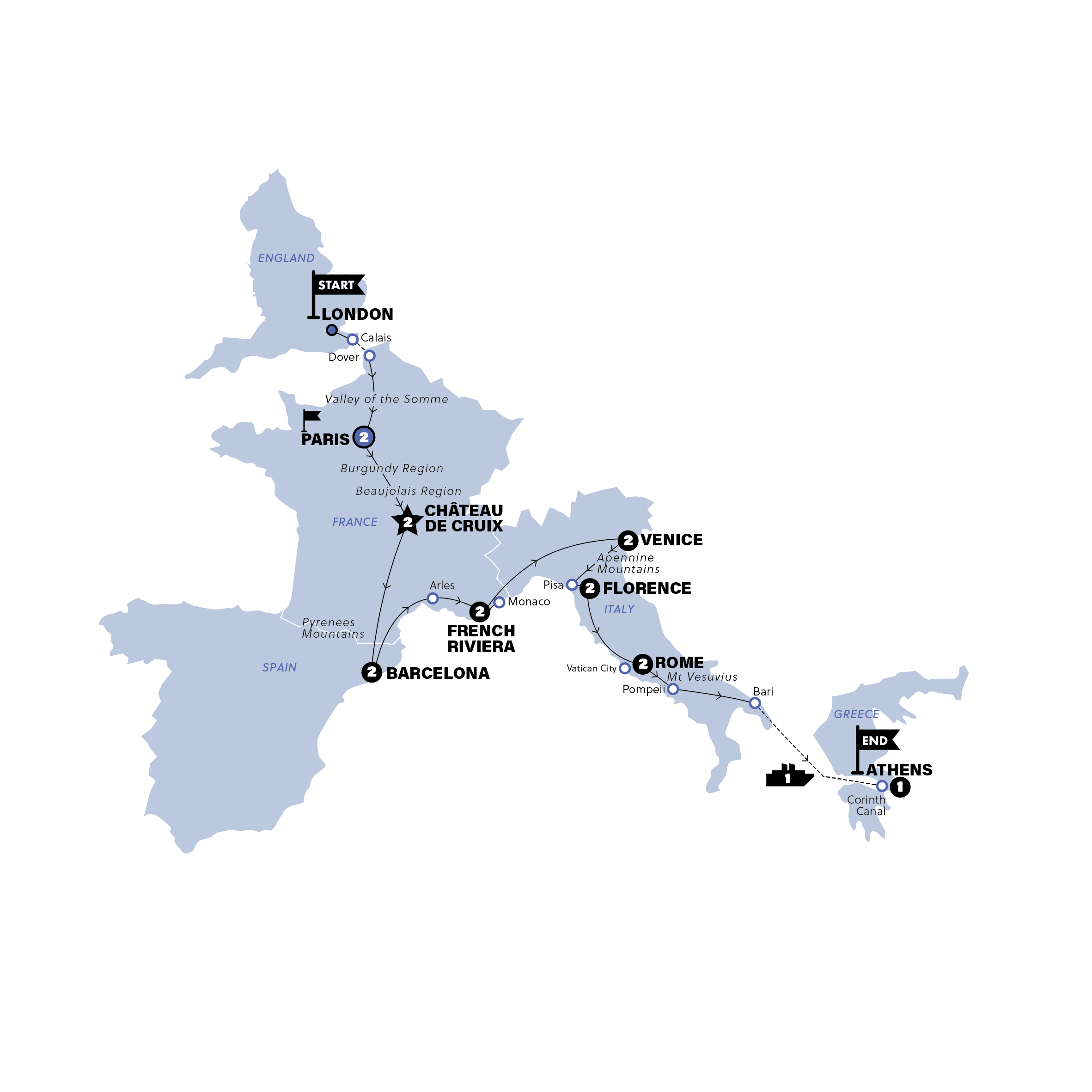 London to Athens Plus | Start Paris | 2026 - Contiki Tours ...
