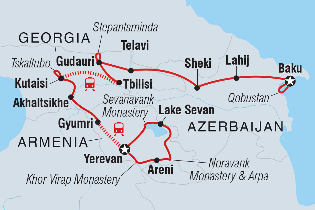 Azerbaijan, Georgia & Armenia Adventure - Intrepid Tours ...