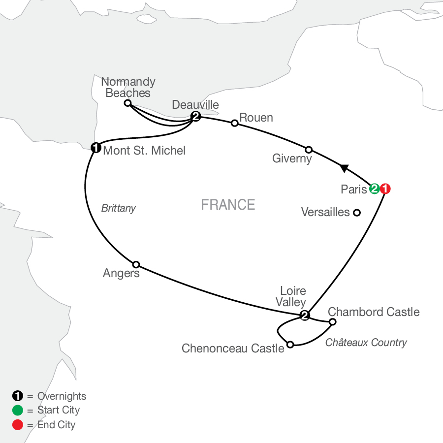 Paris, Normandy, & Châteaux Country 2026 - Globus Tours ...