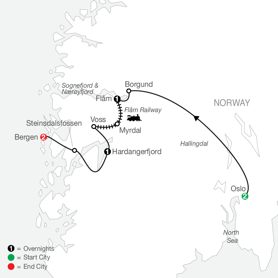 Best of Norway 2026 by Globus Tours with 19 Reviews - Tour Id: 200792