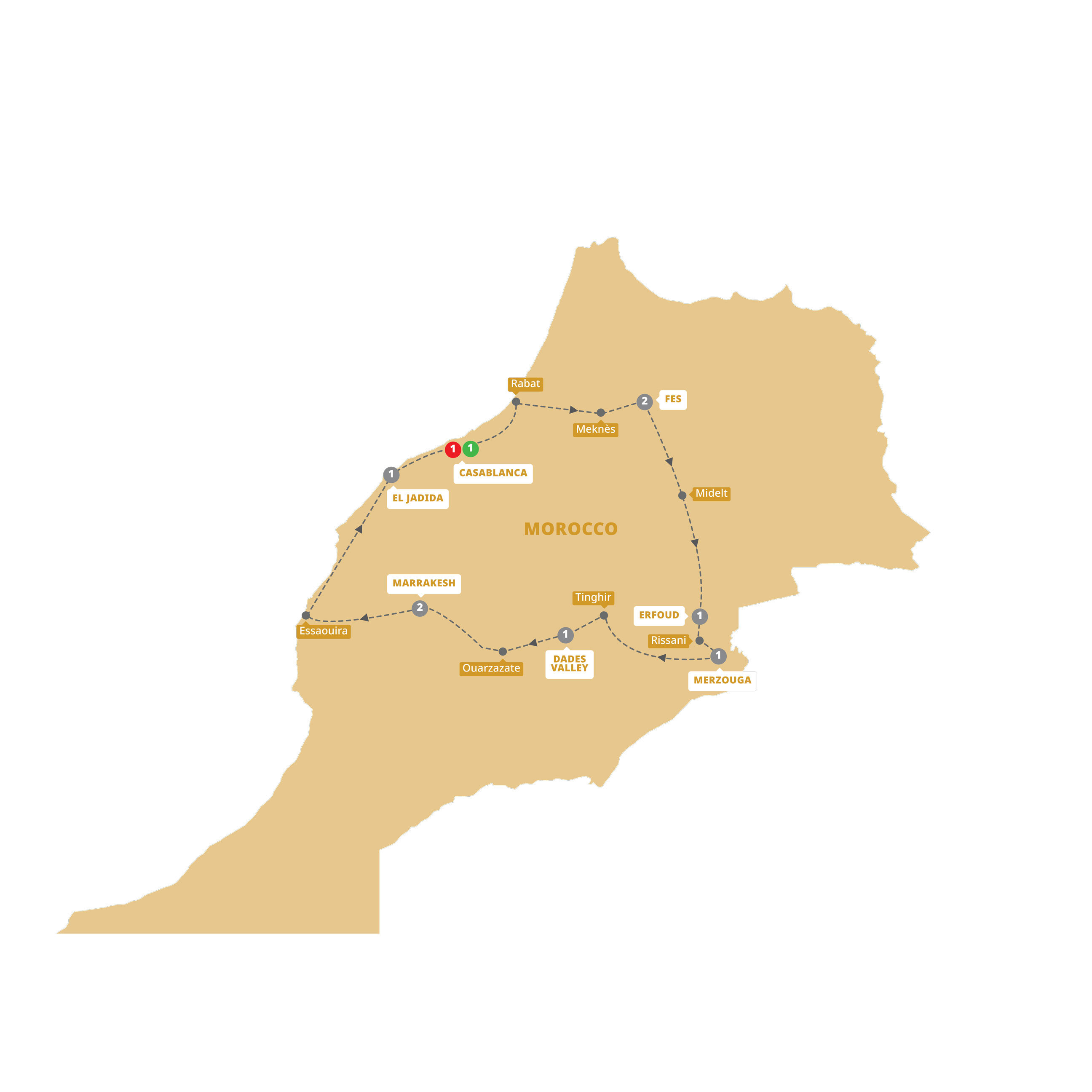 Best of Morocco by Trafalgar Tours with 29 Reviews - Tour Id: 201022