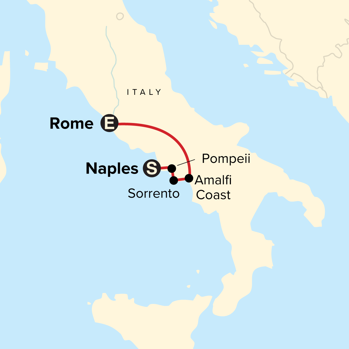 Journeys: Southern Italy, Naples to Rome by National Geographic Tours with 77 Reviews - Tour Id ...