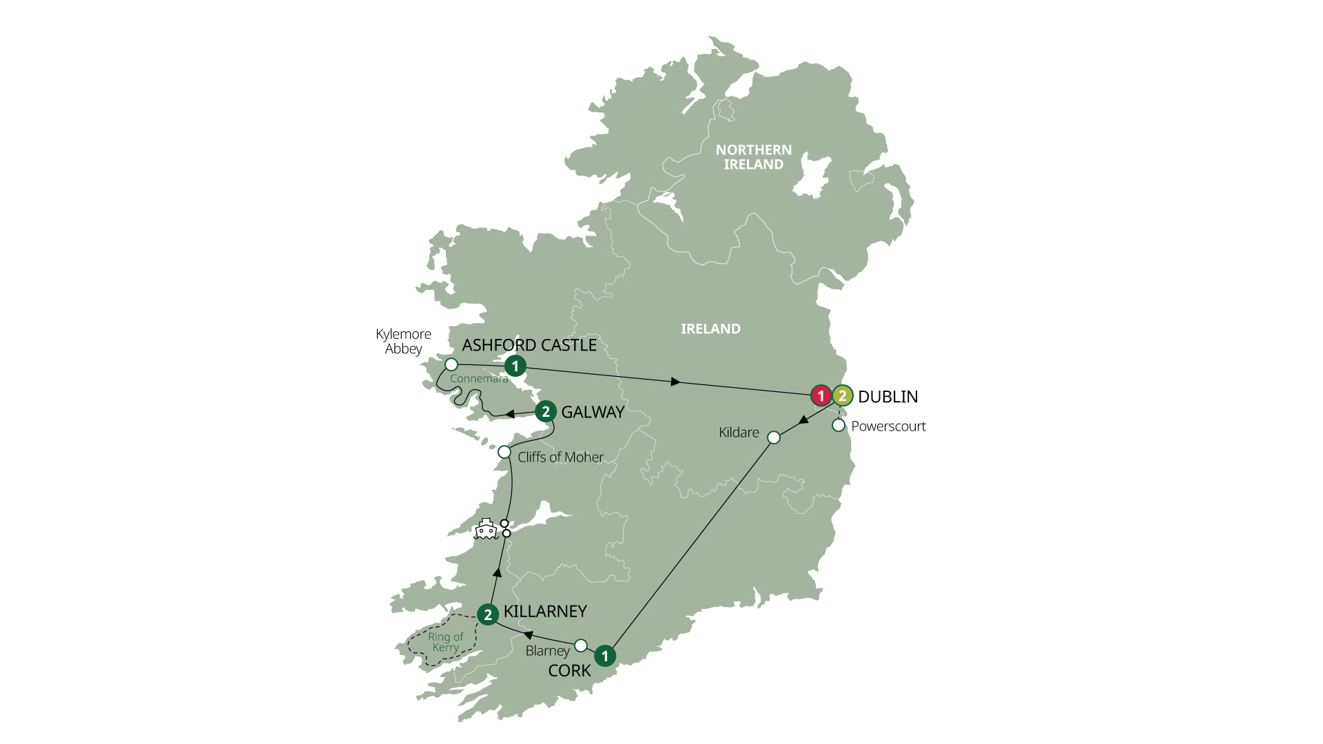 Ireland's Icons - Classic Group - Brendan Tours | AffordableTours.com
