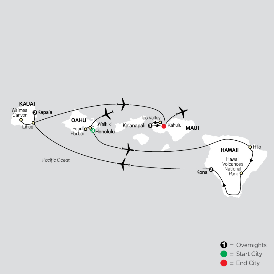 Hawaiian Islands 2026 by Cosmos Tours with 12 Reviews - Tour Id: 201852