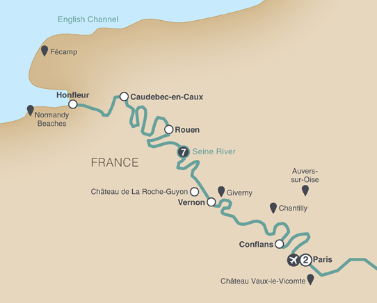 Splendor of the Seine River Cruise by Mayflower Tours with 205 Reviews ...