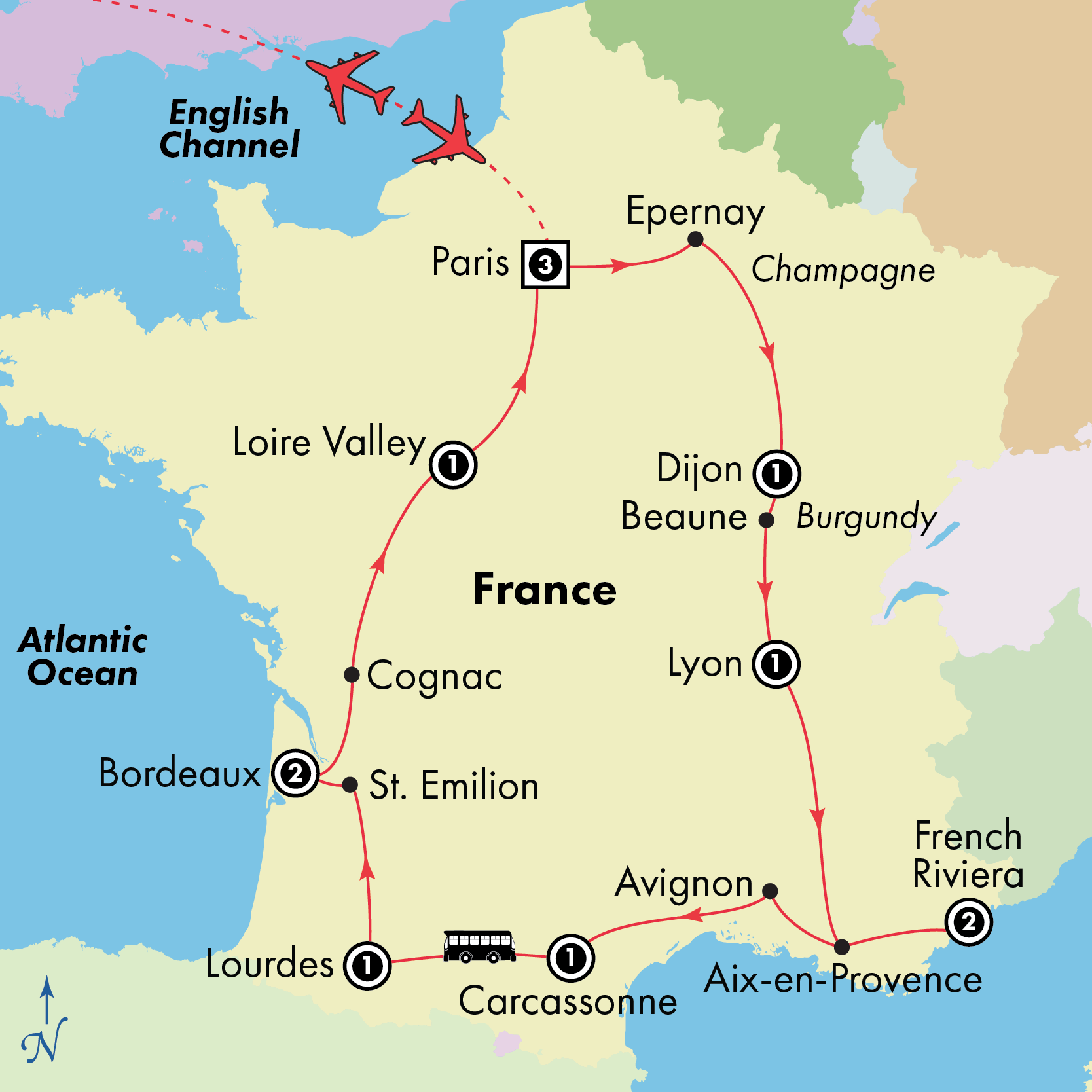 14 Day Classic France - Wednesday Departure - Gate1 Tours ...