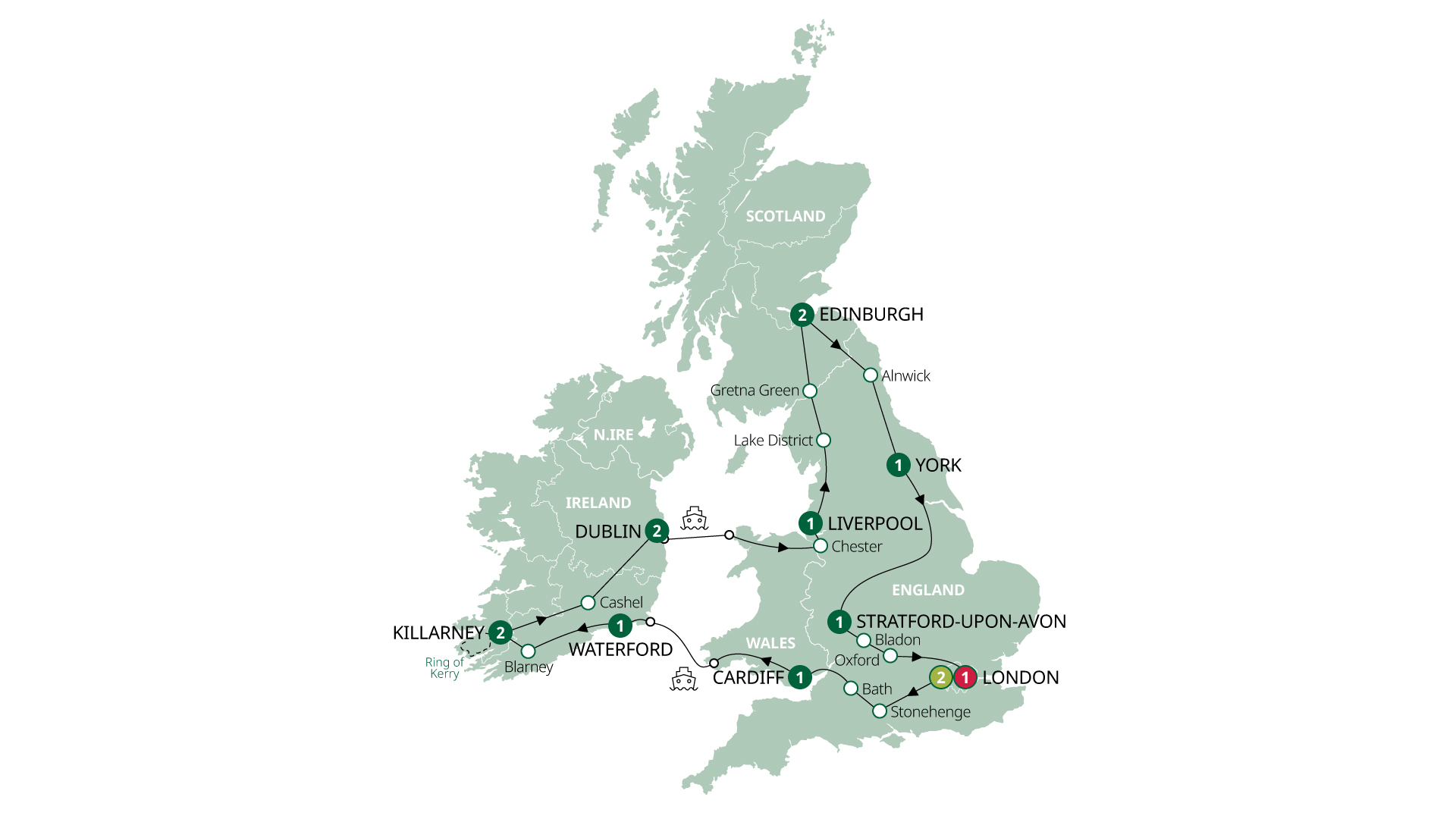 Wonders of Britain and Ireland by Brendan Tours with 97 Reviews - Tour ...