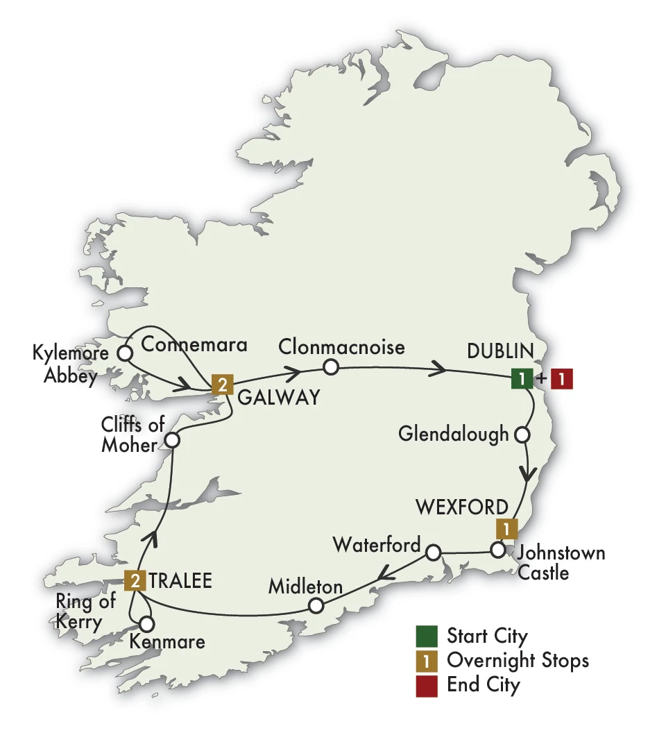 2026 Irish Spirit- 8 Days/7 Nights by CIE Tours with 5 Reviews - Tour ...