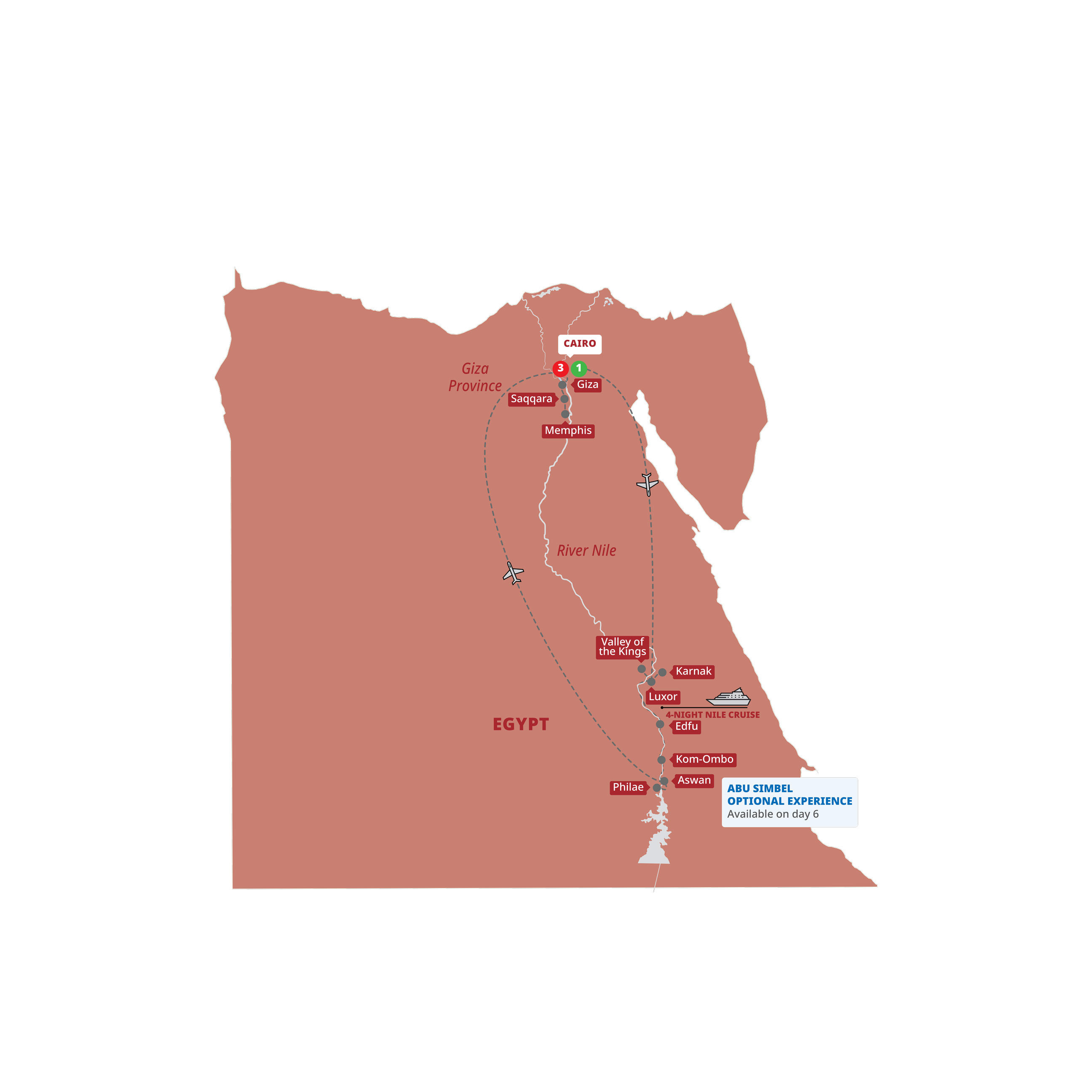 Best of Egypt by Trafalgar Tours with 21 Reviews - Tour Id: 208754