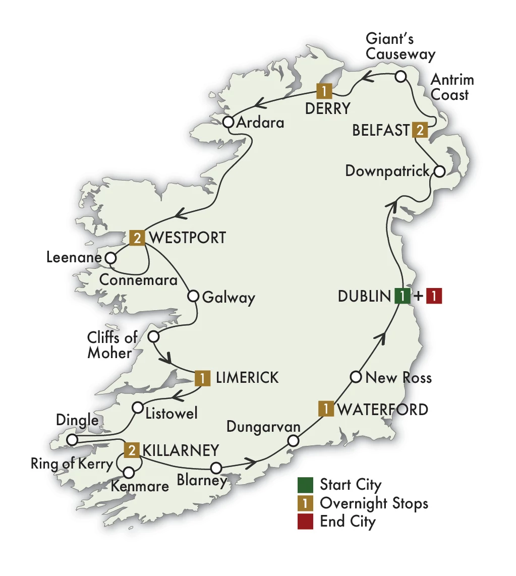 2026 Irish Classic - 12 Days/11 Nights by CIE Tours with 6 Reviews ...