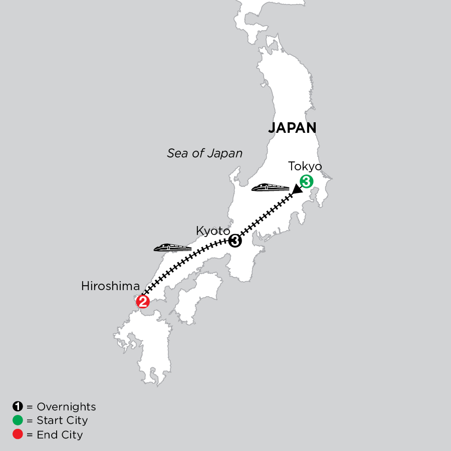 Independent Tokyo, Kyoto & Hiroshima City Stays 2027 - Globus Tours ...