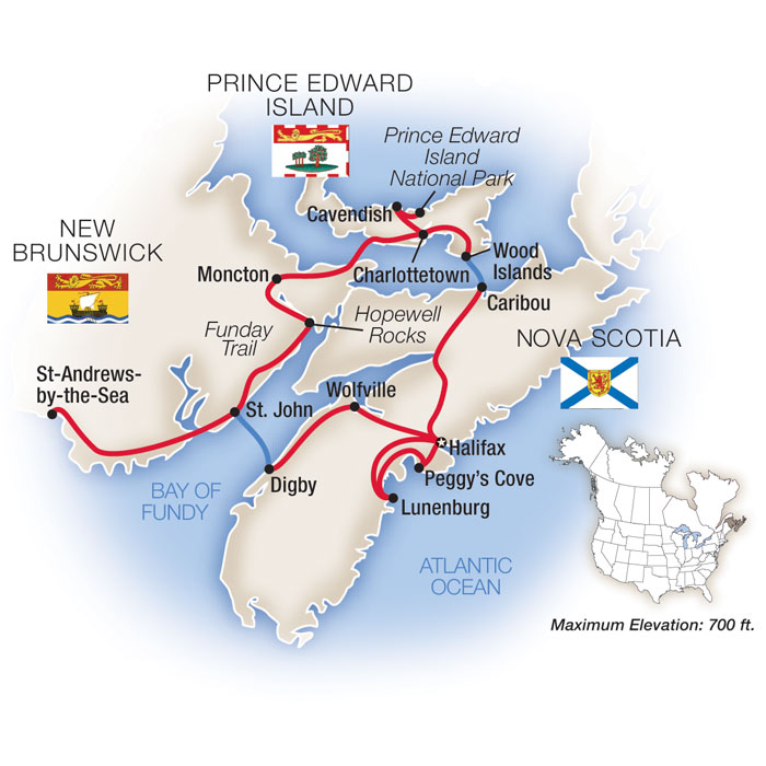 Canadian Maritimes 2026 - Tauck Tours | AffordableTours.com