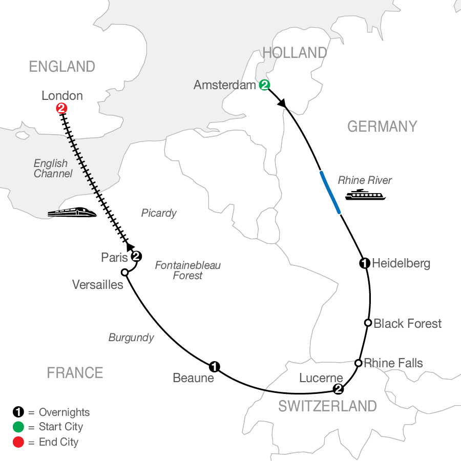 European Sampler with London 2027 by Globus Tours with 3 Reviews - Tour ...