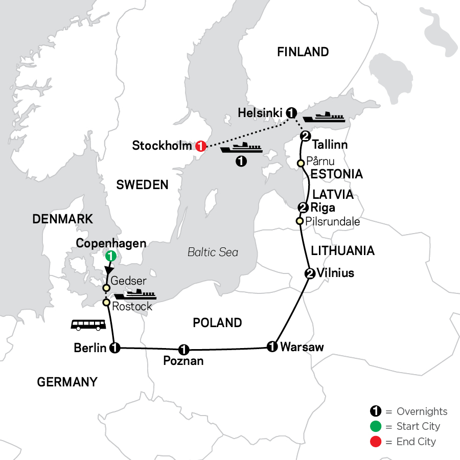 The Baltic States & Scandinavia 2027 - Cosmos Tours | AffordableTours.com