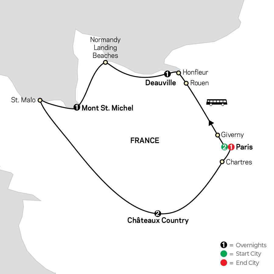 Paris, Normandy and the Loire 2027 by Cosmos Tours with 19 Reviews ...