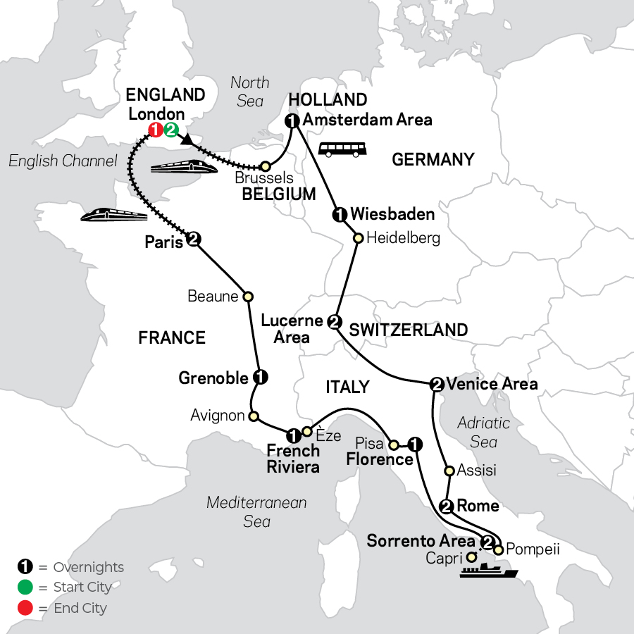 The Best of Europe with London 2027 by Cosmos Tours with 1 Reviews ...