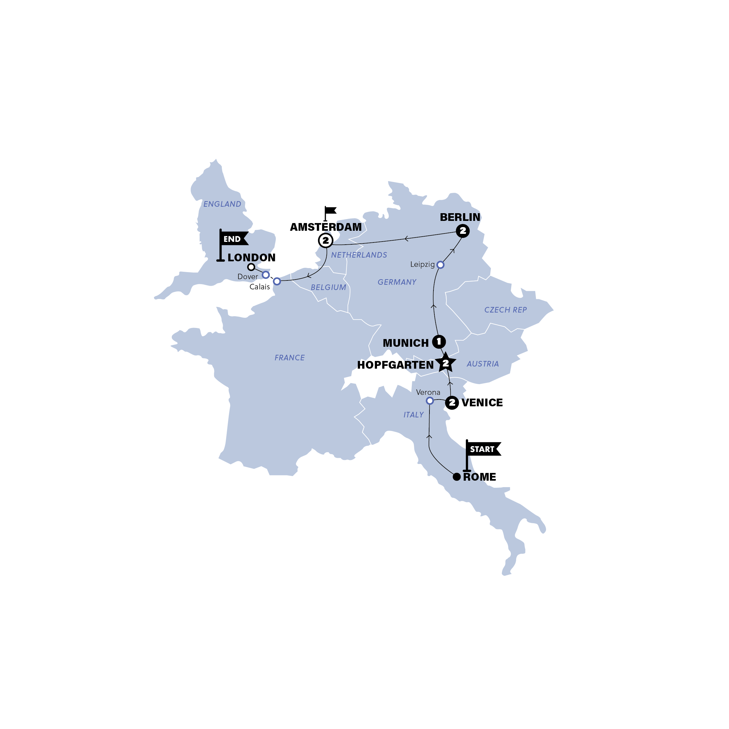 Rome to London Quest | Plus | Summer | 2027 - Contiki Tours ...
