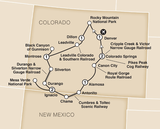 Colorado’s Historic Trains - Mayflower Tours | AffordableTours.com