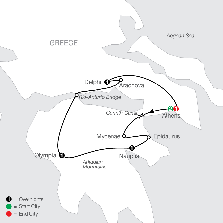 Greek Escape 2027 - Globus Tours | AffordableTours.com