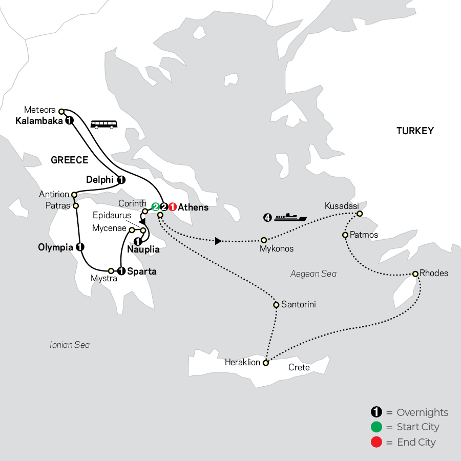 Greece & Aegean Islands Cruise 2027 by Cosmos Tours with 9 Reviews ...