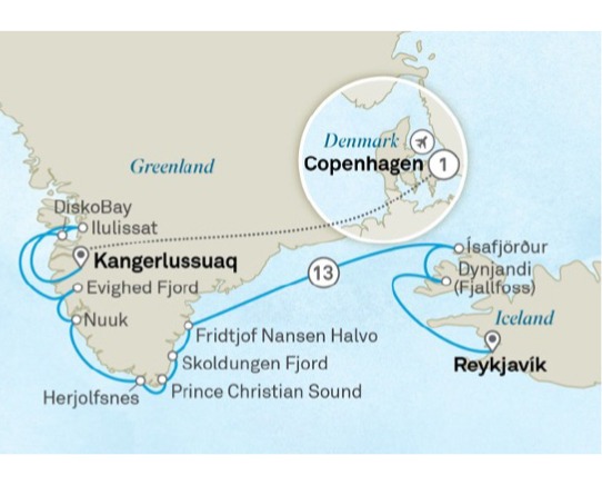 Iceland to Greenland & the Glaciers of Disko Bay by Mayflower Tours ...