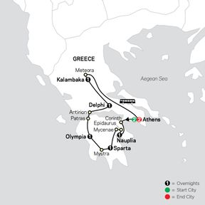 The Best of Greece 2026 by Cosmos Tours with 30 Reviews - Tour Id: 200859