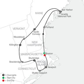 Classic Fall Foliage 2026 by Globus Tours with 78 Reviews - Tour Id: 202060