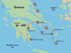 14 Day Athens, Peloponnese & Cyclades Islands by Discovery By Gate1 ...