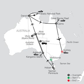 Spectacular Australia with the Historic Ghan Train 2026 by Globus Tours ...