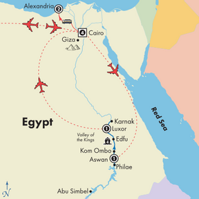 14 Day Classic Egypt with Alexandria & 4 Day Nile Cruise Hansa Spirit ...