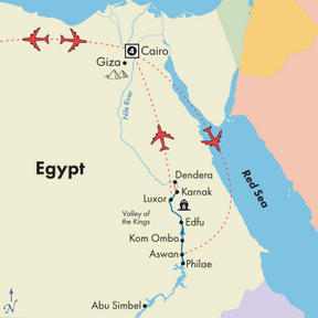12 Day Classic Egypt with 6 Day Nile Cruise Aswan to Luxor, Hansa ...